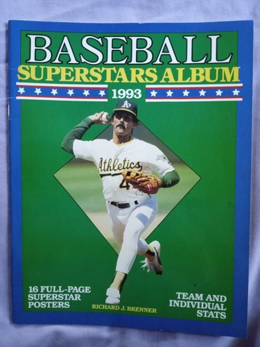 Baseball Superstars Album🌟 Vintage 1993🌟Brenner🌟We Combine Shipping | eBay