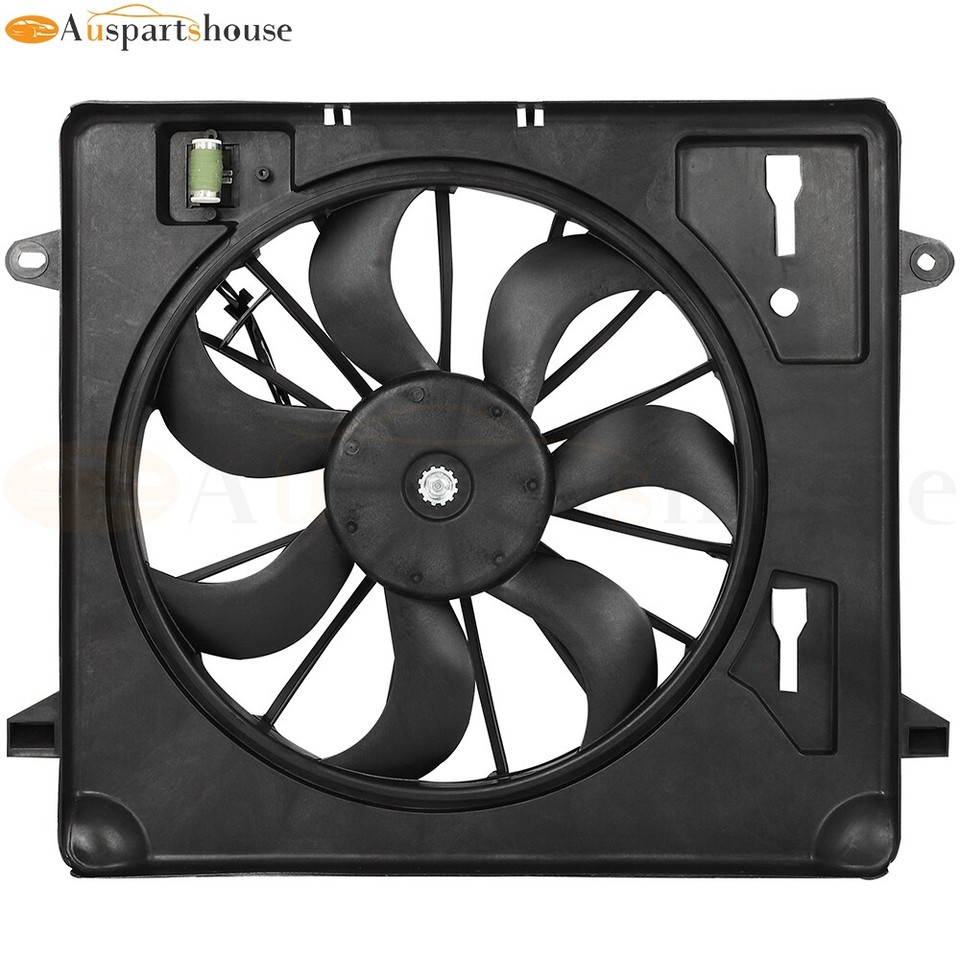 Electric Radiator Fan Assembly For 2007-2011 Jeep Wrangler 3.8L ...