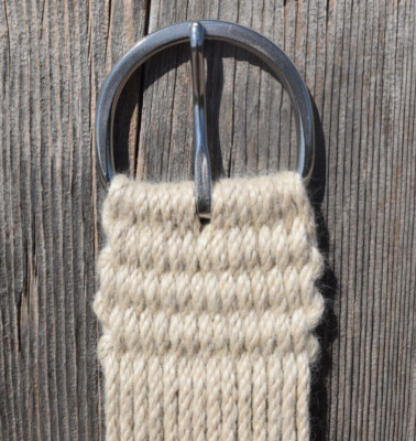 32" Double 27 Strand 100% Mohair Straight Cinch with Nylon Center Bar ...