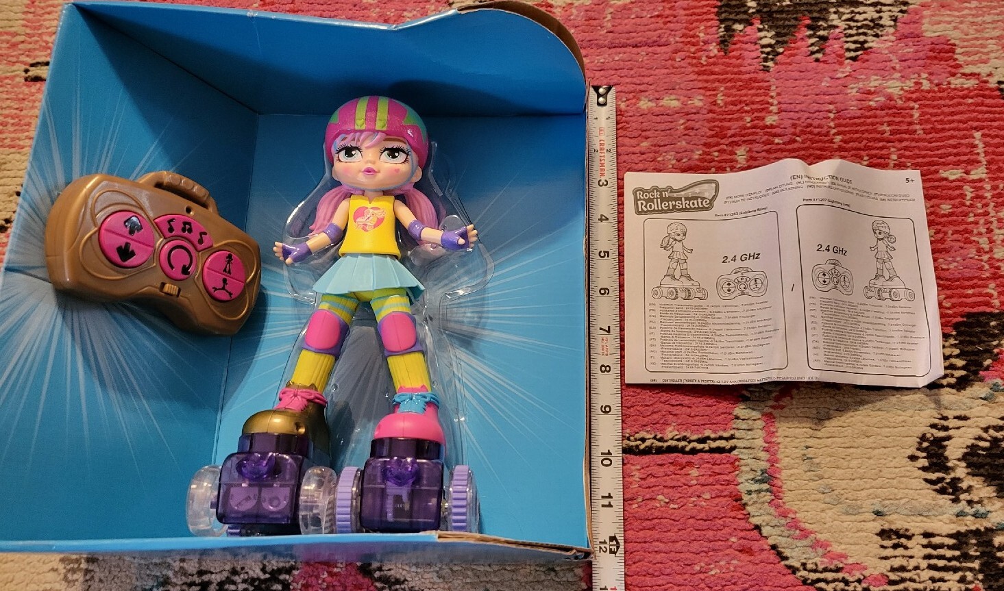 Rock N Rollerskate RCA Rainbow Riley new without box skating foll ...