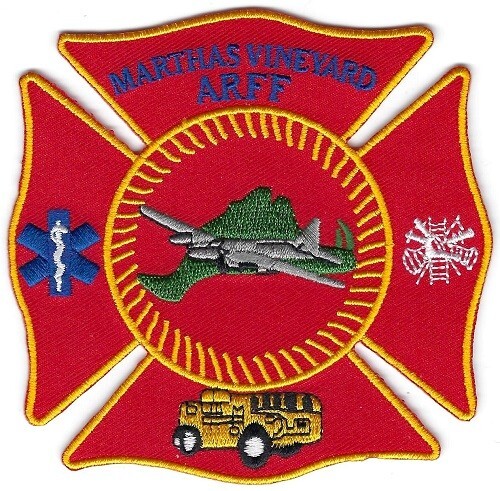 MASSACHUTTES - Martha's Vineyard ARFF (Aircraft Fire Rescue) Patch | eBay