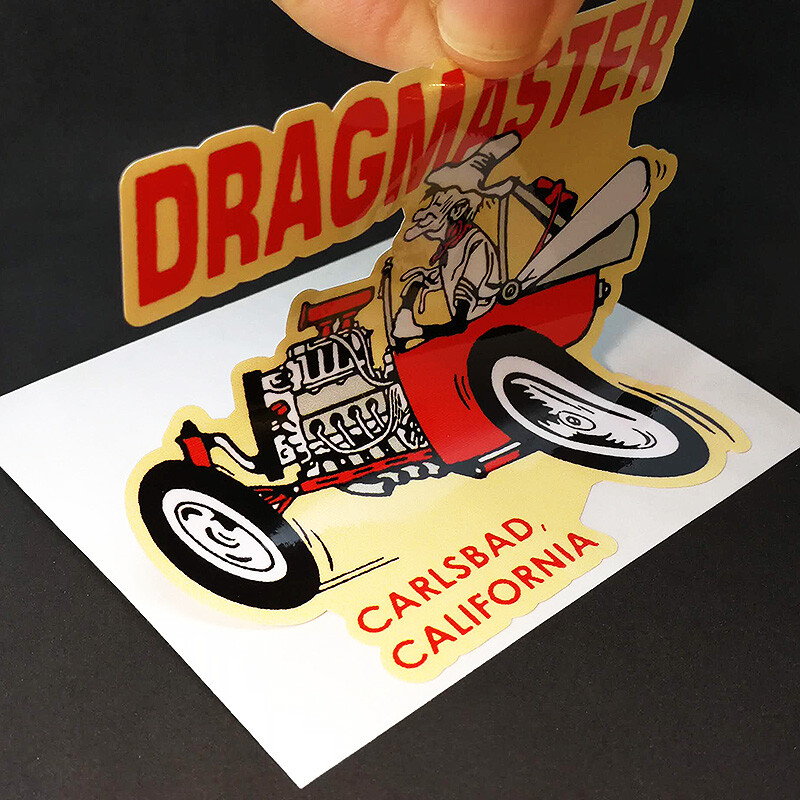 DRAGMASTER Vintage Style DECAL/Vinyl STICKER, racing, hot rod, rat rod, gasser | eBay