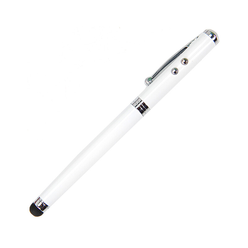 4 in 1 Laser Pointer LED Flashlight Touch Screen Stylus Ballpoint ...