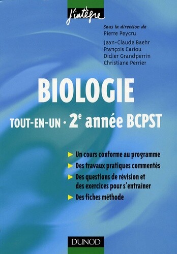 Biologie tout-en-un : 2e année BCPST | eBay