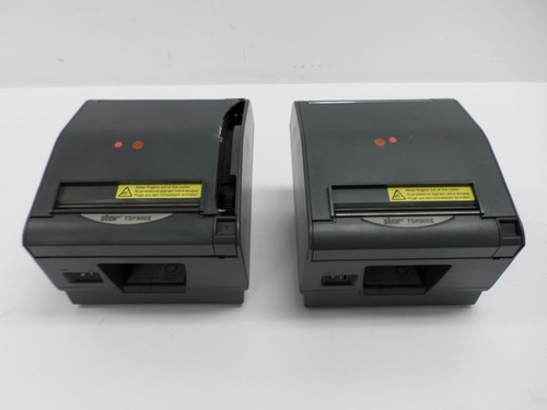 (2) Star TSP800II POS Thermal Receipt Printer USB Dark Gray TSP847IIU ...