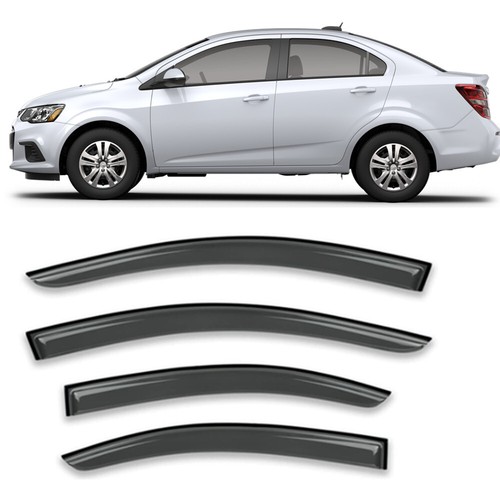 Window Wind Deflector Rain Guards Visor for 2012 - 2020 Chevrolet Sonic ...