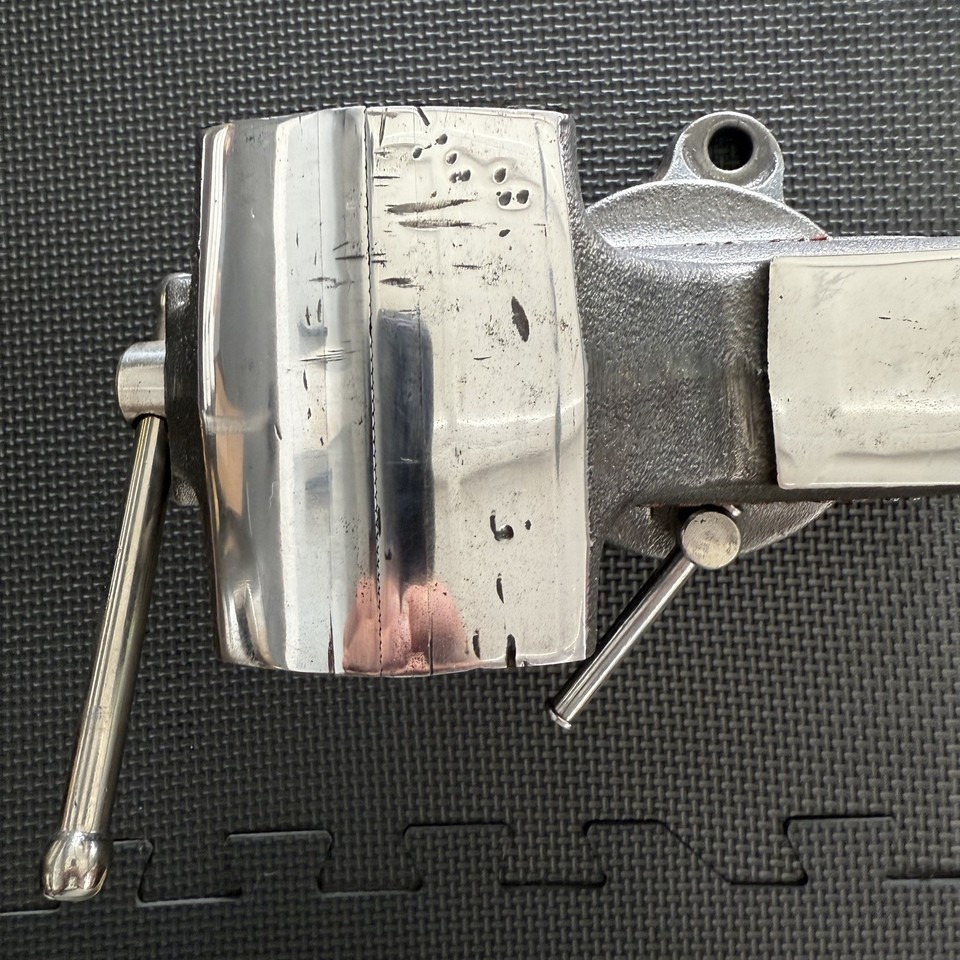 Vintage Restored Craftsman Vise 3 1/2" Wide Jaws Model 391.5180 Swivel ...