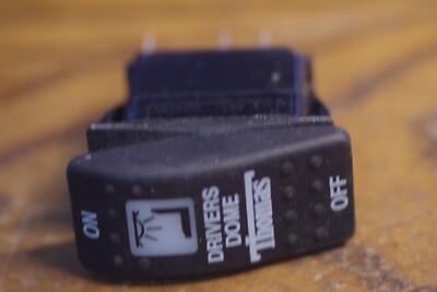 Thomas Built Bus Driver's Dome Light Lighted Rocker Switch Carling ...