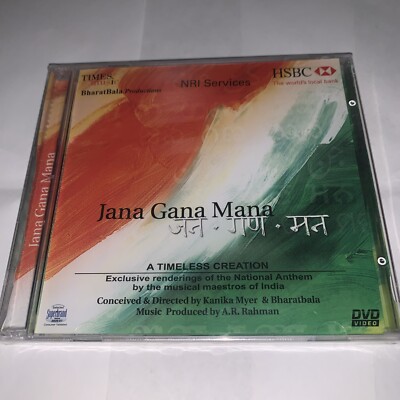 Jana Gana Mana A Timeless Creation Brand New DVD Video. | eBay