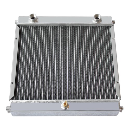 4-Row 62mm Aluminum Racing Radiator For Dragster Roadster Style Double ...