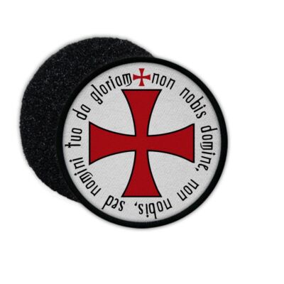 Patch Non nobis Domine non nobis sed nomini tuo da gloriam Motto 9cm ...