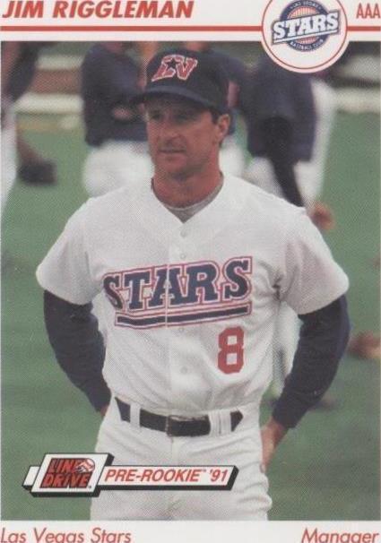 1991 Line Drive Pre-Rookie - AAA Jim Riggleman #299 (RC) for sale ...