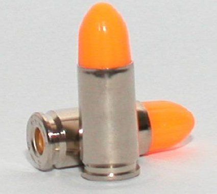 Safety Trainer Cartridge Inert Dummy Ammo 9mm Rounds with Nickel Case ...