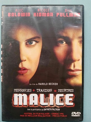 Malice ( Alec Baldwin Nicole Kidman)/ DVD Single | eBay