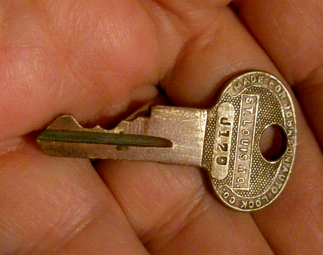 Vintage Antique 1920s Original Johnson Auto Lock Co Spare Tire Cable ...