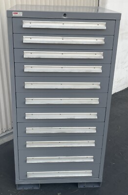 LYON 11-Drawer Tool Storage Cabinet 30" W x 27-3/4" Deep x 59-1/4”Tall ...