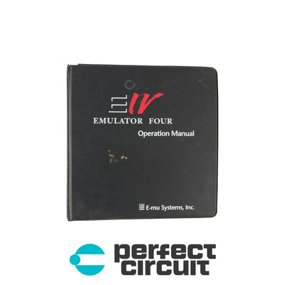 E-mu Emulator IV Operation Manual - VINTAGE - PERFECT CIRCUIT | eBay