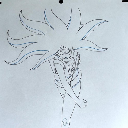 Naruto Kushina Original Animation Cel Hand-drawn Artwork Anime ...