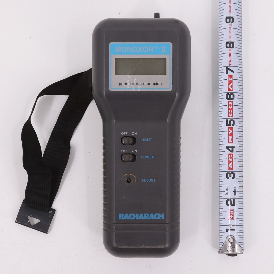 Bacharach Monoxor II CO Carbon Monoxide Analyzer Kit 19-7047 Case ...