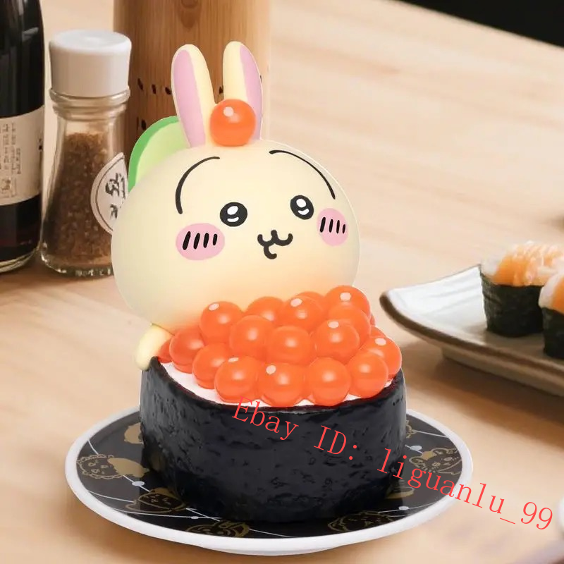 Official Chiikawa Sushi Series Blind Box Pvc Figure Statue Model ...