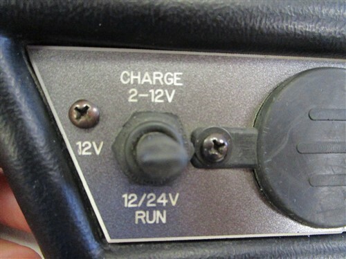 TROLLING MOTOR PLUG / TILT SWITCH PANEL BLACK / GRAY 7 1/4" X 3" BOAT ...