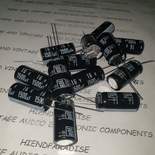 NEW ROE EKC 1500uF 16V 105C LOW ESR LONG LIFE AUDIO GRADE HI-END CAPS ! 12pcs! | eBay
