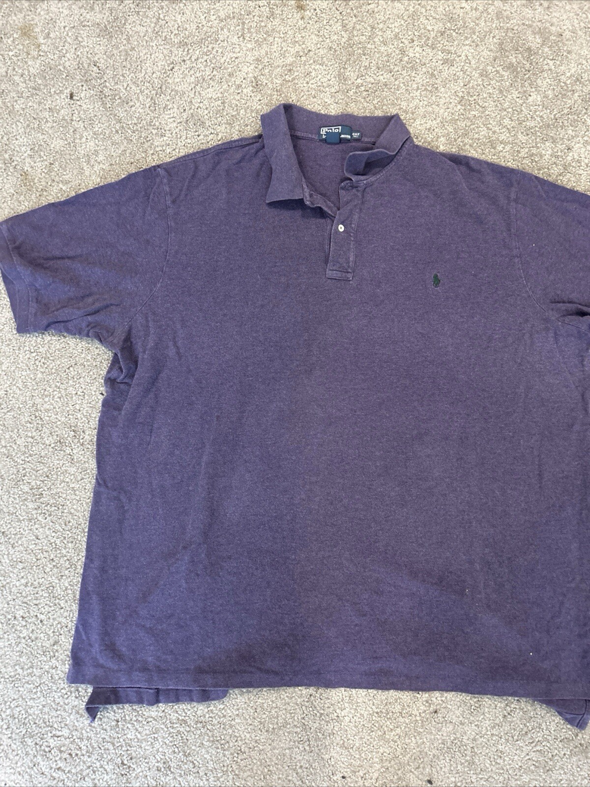 Polo Ralph Lauren Men's Big & Tall Adult Size 4XLT Polo Classic Purple ...