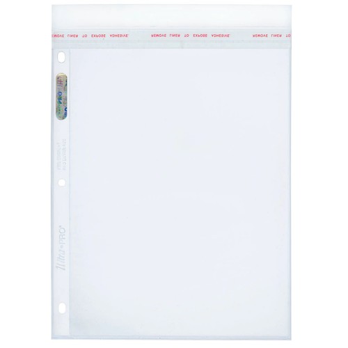 100 Ultra Pro Platinum Comic Book Flexible Pages Resealable Binder ...
