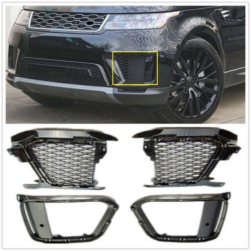 4Pcs Front Bumper Vent Mesh Grille For LR Range Rover Sport 2018-2019 ...