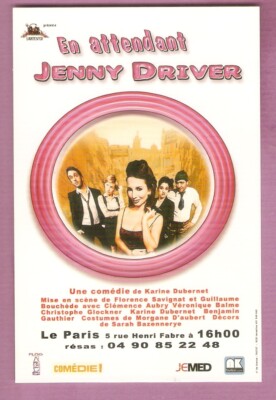 Savignat/Bouchède carte non postale SPECTACLE:"En attendant Jenny Driver" | eBay