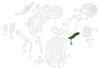 MERCEDES BENZ GLA X156 Air Filter Cover Cap A2468300142 64 OEM for sale ...