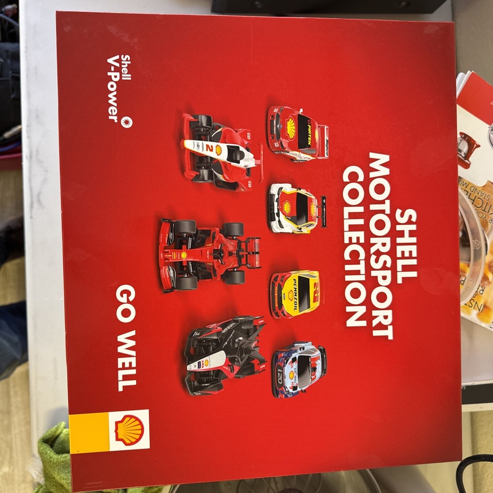 SHELL MOTORSPORT COLLECTION - LIMITED EDITION BOX SET - 7 CARS + 1 ...