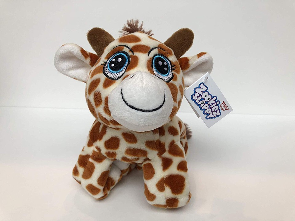 Zookiez Slappy Plush Geoffrey Giraffe Hugs/Hangs on To You Wear as a ...