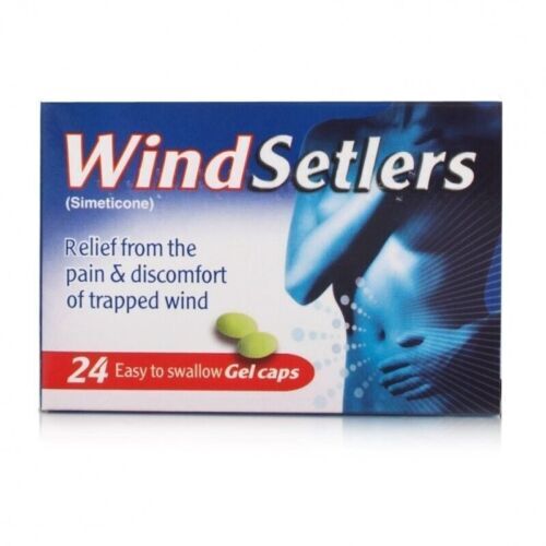 Windsetlers Gel Capsules Relief From Pain & discomfort of trapped wind ...