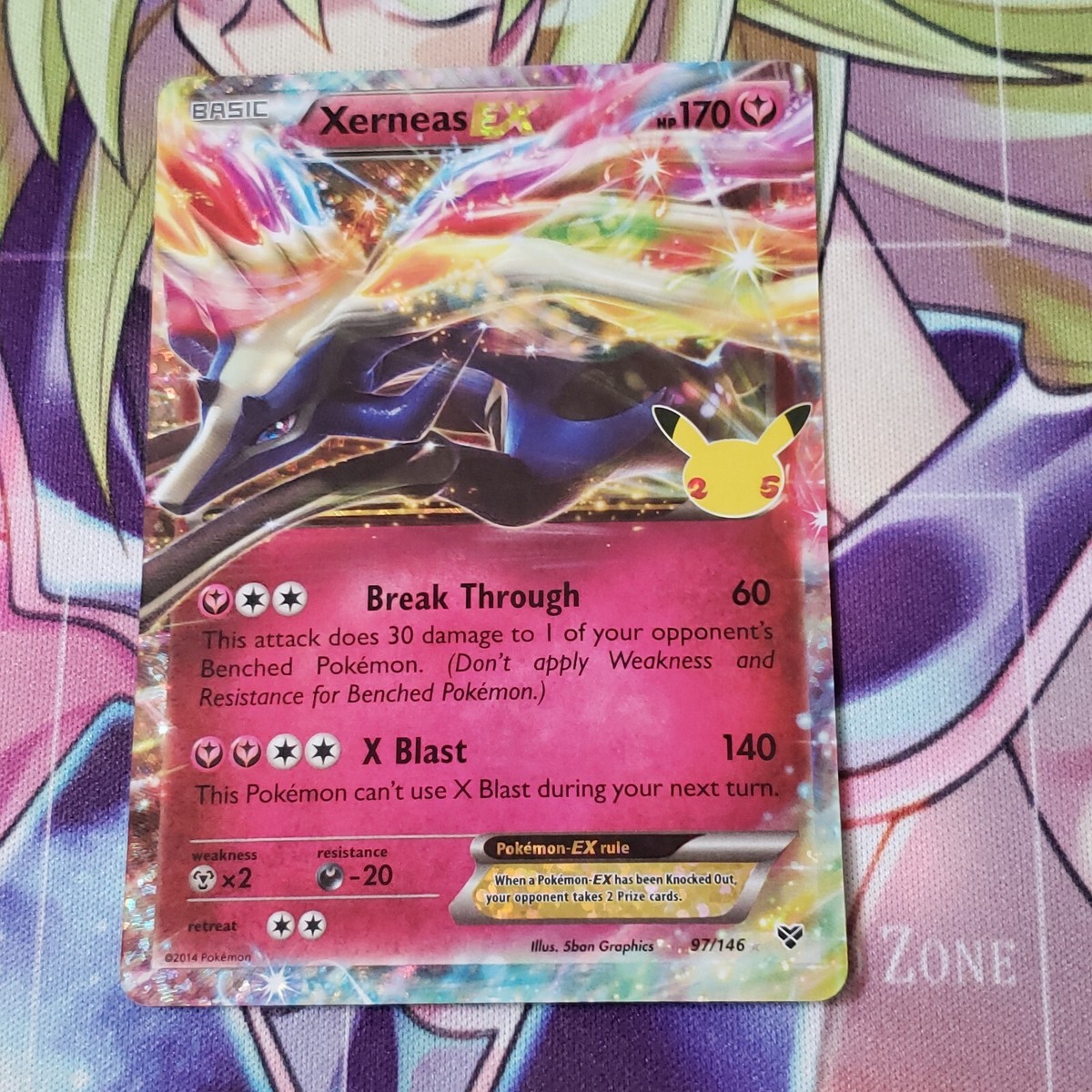 Pokemon Xerneas Card Ex