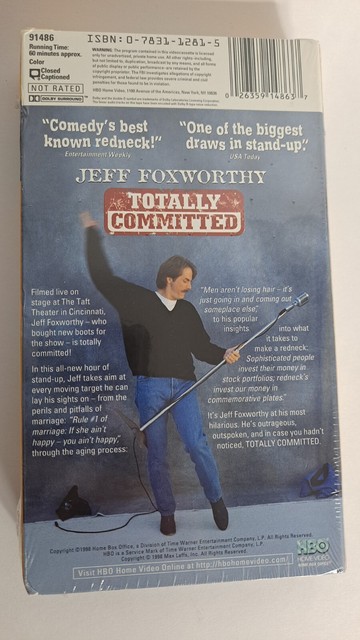 Jeff Foxworthy - Totally Committed (VHS, 1998) for sale online | eBay