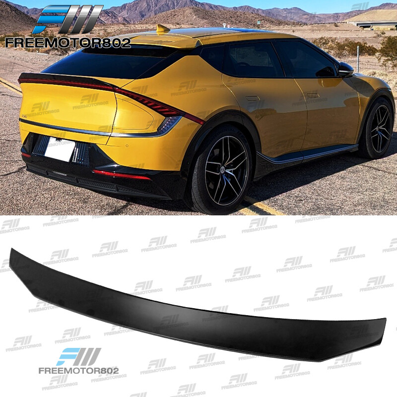 Fits 22-24 Kia EV6 5DR SUV X Style Rear Trunk Spoiler Wing Deck Lip ...