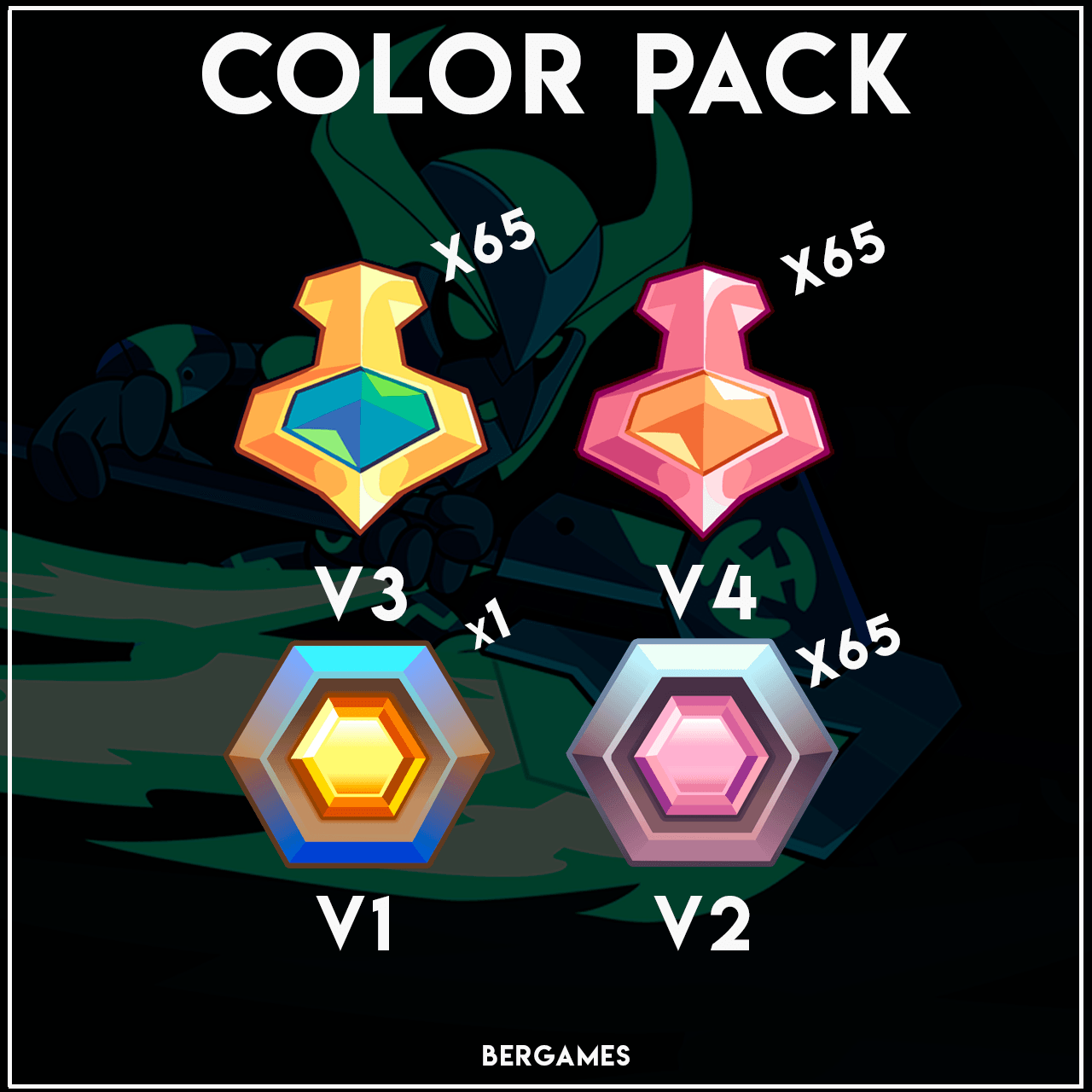 Brawlhalla Color Pack: Esports V3-V4 + Community Colors V1-V2 | eBay