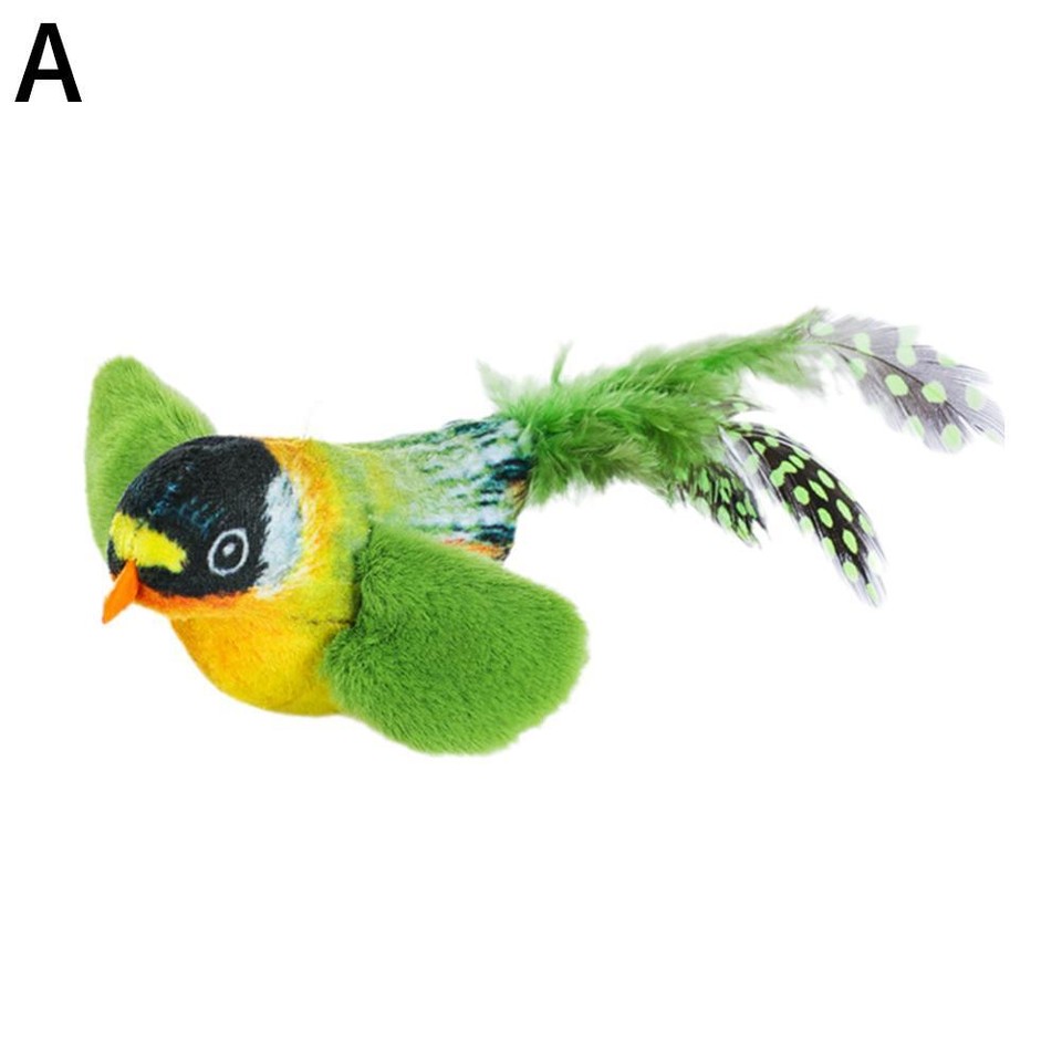 Cat Toy Interactive Chirping Bird Cat Flapping Bird Cat Toy Sound Bird ...