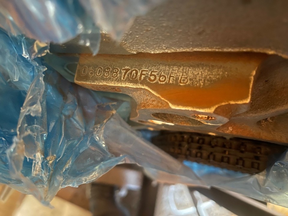 1956 56 Chevrolet 265 V8 Engine Block 3720991 Corvette Rebuilt Long ...