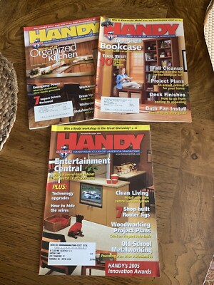 Handy Magazine - Handyman Club Of America - Vintage - 2005 - Lot Of 3 ...