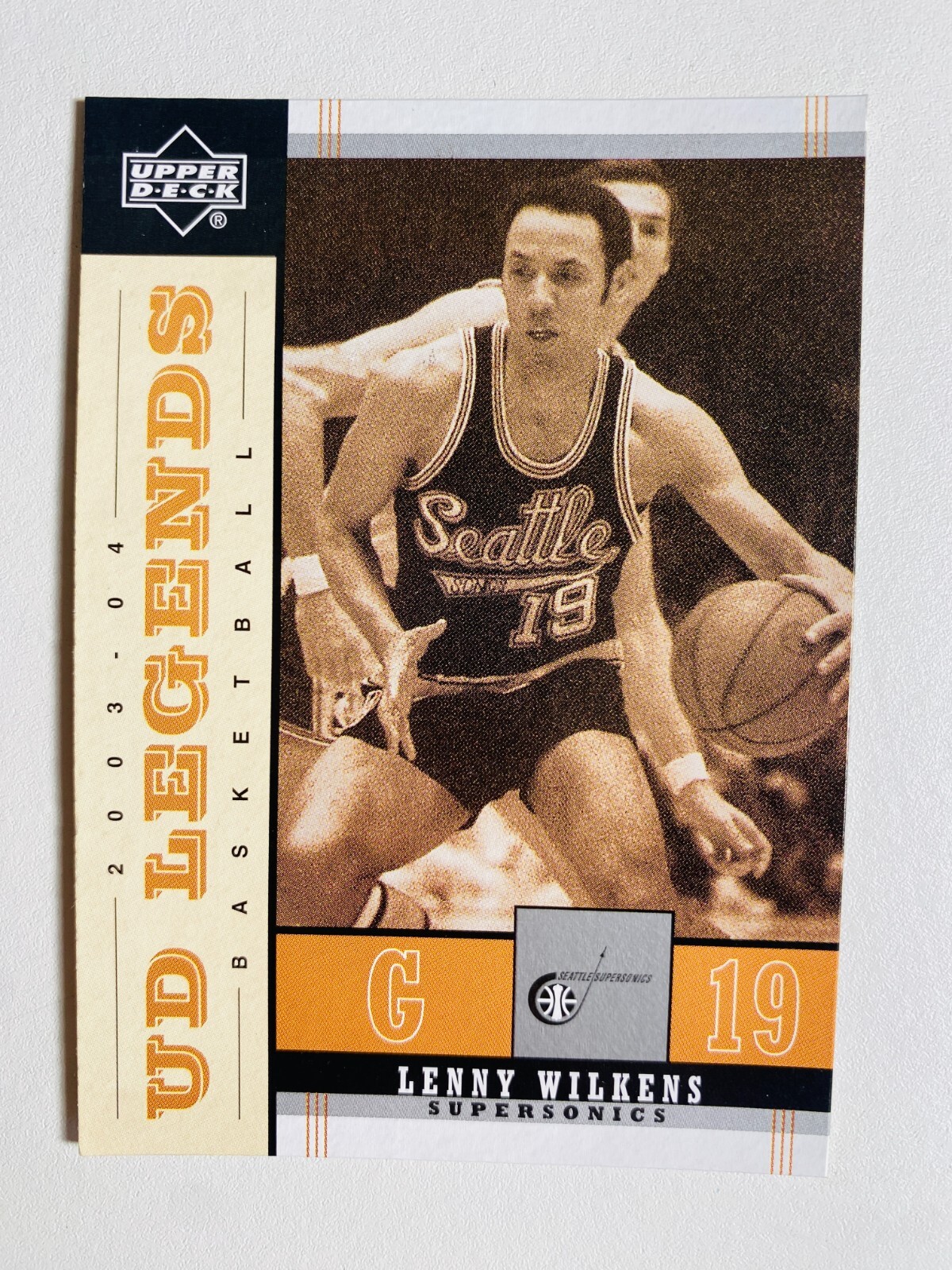 2004 UPPER DECK #85 LENNY WILKENS UD LEGENDS NM-MT NBA BASKETBALL CARD ...