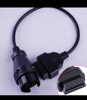 For Mercedes Benz 38 Pin to OBDⅡ OBD2 16 Pin Diagnostic Adapter ...