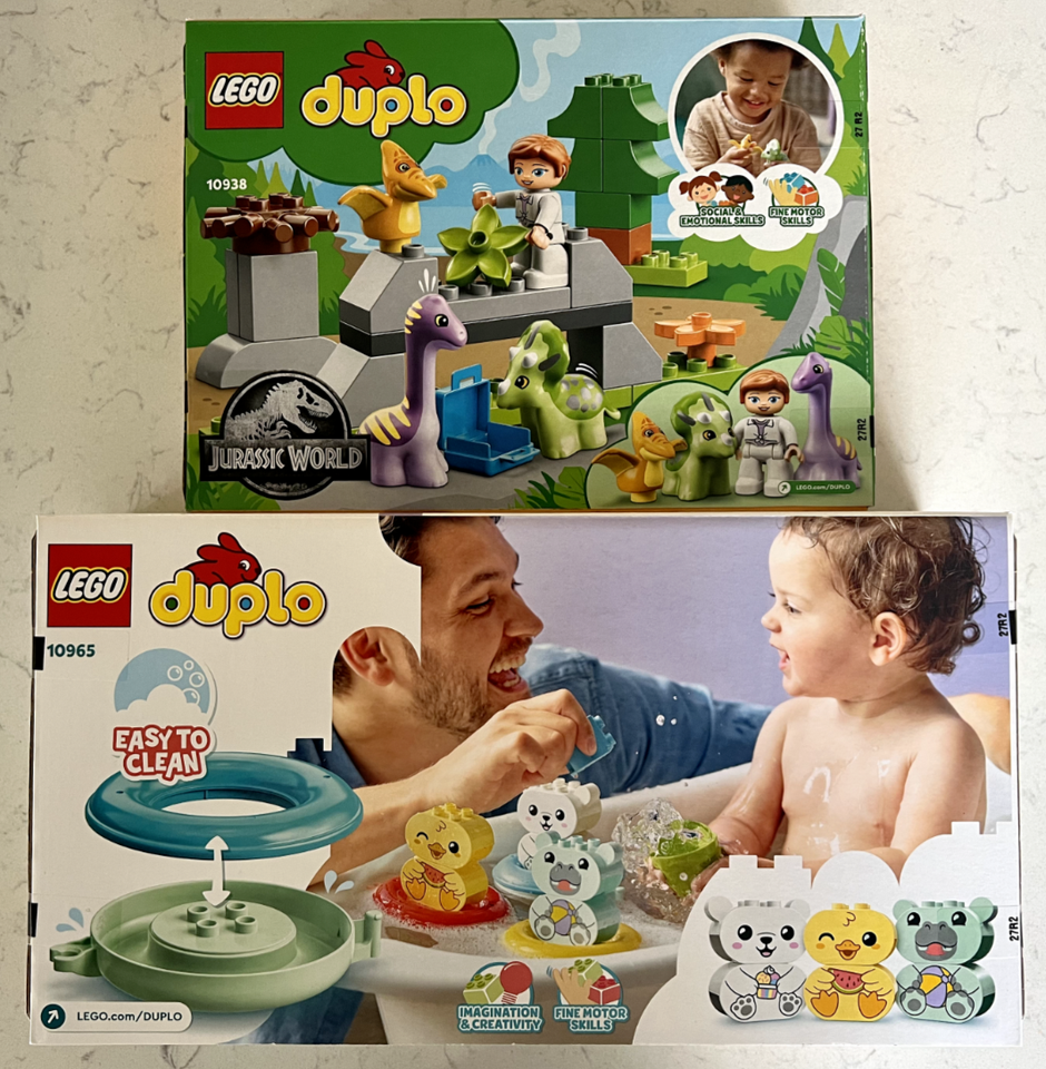 BRAND NEW SEALED LEGO DUPLO Dinosaur Nursery 10938 Bath Time Floating ...