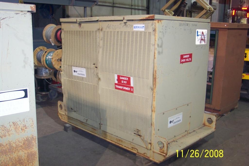 1500 KVA Line Power Dry Type Transformer 12000-2400 Volt 3 Phase | eBay