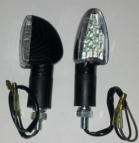 Indicators LED Motorcycle Universal Pair Motorbike Scooter 2 X 6,7 ...