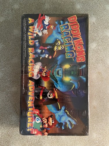 New Sealed Nintendo Diddy Kong Racing N64 Promotional VHS Promo 1997 ...