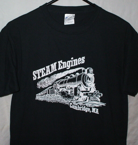 Steam Engines Cambridge, MA T Shirt Size Youth L Train Locomotive | eBay
