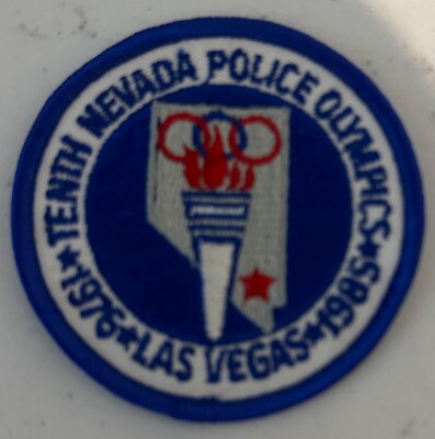 Vintage Tenth 10th Nevada Police Olympics Las Vegas 1976 1985 Patch | eBay