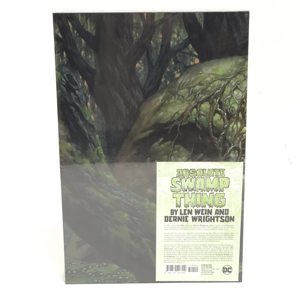 Absolute Swamp Thing by Len Wein & Bernie Wrightson New DC Comics HC ...